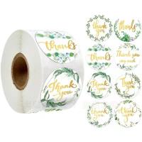 China Waterproof Printable Vinyl Label Sticker Printing Sealing PVC Etiquetas Paper Thank You for sale