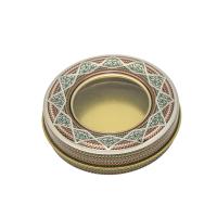 China Saffron Small Box Aluminum With Window Packaging ISO9001 for sale