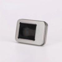 China Tea Cake Tin Packaging Container Can With Lid Ultra Thin Boxes Square for sale