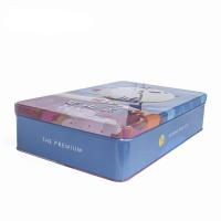 China Cute Metal Tin Boxes Storage Airtight Round Plastic Cover String 110Dx198Hmm for sale