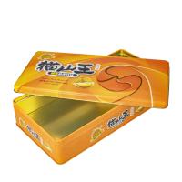 China Small Square Metal Tin Boxes For Candle Large Round Moon Cake Packaging Round for sale