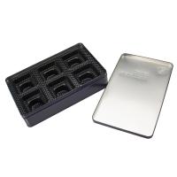 China Hat Polish Metal Tin Boxes Large Christmas Cookie Food Moon Cake Square for sale