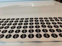 China Clear Epoxy Resin Dome Stickers  Gel Decals For Epoxy Floors  Tumblers for sale