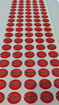 China Epoxy Domed Labels Stickers Printing 3D Waterproof Custom Crystal Logo for sale