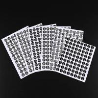 China 30mm Epoxy Sticker Printing Service Strong Adhesive Nameplate Custom for sale