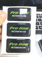 China Permanent Epoxy Label Sticker Printing Business Round 30mm for sale