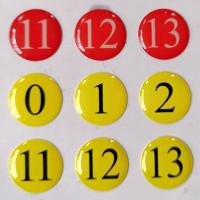 China 3m Adhesive Pu Dome Sticker  Polyurethane Resin 3D Dome for sale
