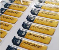 China Multipurpose Epoxy Sticker Printing Badges logo for sale
