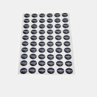 China Round Epoxy Sticker Printing Vinyl Label Domed Packing Label Clear for sale