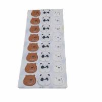 China Round Epoxy Sticker Printing Vinyl Label Domed Packing Label Clear for sale