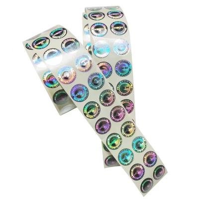 China Anti Counterfeit Hologram Qr Code Label Sticker Security Verification for sale