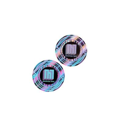 China Customized Thickness Glassine / Release Paper Hologram Labels for Packaging for sale