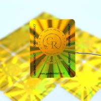 China Factory Supplies Designed Security Golden Hologram Laser Trademarks for sale