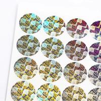 China Adhesive Label PVC Hologram Vinyl Sticker Anti Counterfeiting for sale