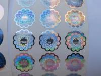 China Factory Supplies Designed Security Golden Hologram Laser Trademarks for sale