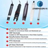China Industrial pH ORP Online Water Quality Analyzer 0-14pH Range with Temperature Monitoring 96x96mm Panel Mount for sale