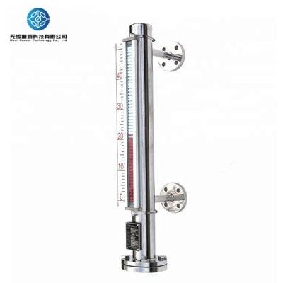 China 304 316L PTEF Magnetic Level Transmitter with 0-10m Range and Exd II CT4 Explosion-Proof Rating for sale
