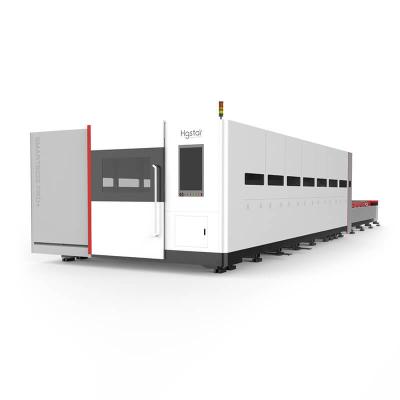China High Power Fiber Laser Cutting Machine 6KW-20KW For Precision Cutting / Sheet Metal Processing for sale