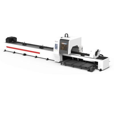 China Four Chuck CNC Pipe Laser Cutting Machine 380V 6500mm Tube Metal Laser Cutting Machine for sale