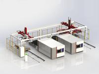 China 380V Laser Automation CNC Fiber Laser Cutting Machine 800kg Maximum Load for sale