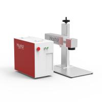 China Air Cooling 20w - 100w Fiber Laser Marking Machine For Metal for sale