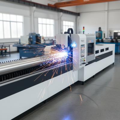 China Metal Tube Fiber Laser Cutting Machine 2000W 3000W 6000W FOR Furniture Industry for sale