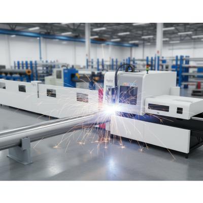 China 380V 50Hz CNC Laser Pipe Cutting Machine 6500mm CNC Tube Laser Cutter Machine for sale