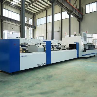 China High Precision CNC Tube Laser Cutter with ± 0.03mm Accuracy, Fiber Laser Source, and Cypcut Control Software for sale