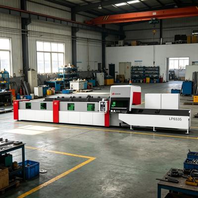 China Fiber Laser Tube Cutting Machine with Cypcut Control Software for No Tail Waste Metal Tube Fabrication for sale