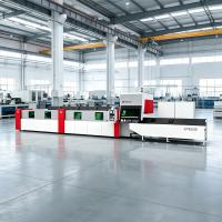China Water Cooling Tube Laser Cutting Machine with Repeat Positioning Accuracy ±0.02 Mm and No Tail Waste Delivering Tube Cutting Performance for sale