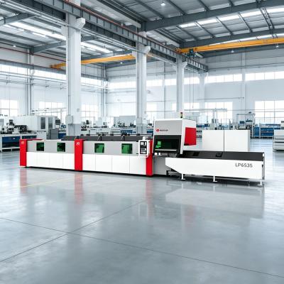 China Water Cooling Tube Laser Cutting Machine with Repeat Positioning Accuracy ±0.02 Mm and No Tail Waste Delivering Tube Cutting Performance for sale