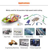 China 3D Laser Cutting Machine with ELEN 3D Cutting Head and 380V±10% Rated Input Voltage for Deionized Water Cooling for sale