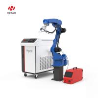 China 1000W Dual Mode Robot Welding Platform with Water Cooling Fiber Laser Welder for Flexible Production for sale