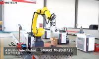 China 1000W Dual Mode Robot Welding Platform with Water Cooling Fiber Laser Welder for Flexible Production for sale