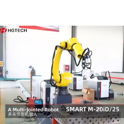 China Robot Laser Welding Machine 2000W Fiber Laser Source Rotary Positioner for Pipe Tube Welding for sale