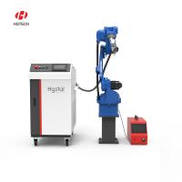 China 6-Axis Robot Laser Welding Workstation 1500W Fiber Laser Source for Automotive Sheet Metal Welding for sale