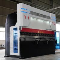China Hydraulic Bending Machine 6+1 ,8+1 Axis CNC Press Brake Automatic Crowning Compensation Uniform Angle for sale