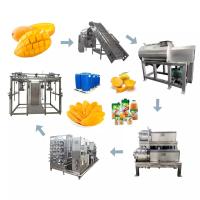 China One-Stop Service Customized 1000-30000l/H Mango Processing Line Mango Juice/Sauce/Jam Machine With PLC Mango Pulp Equipment for sale