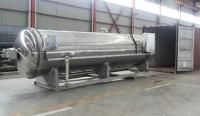 China Industrial Automatic High Pressure Silver Water Bath Sterilizer For Can Food Pouch Bag for sale