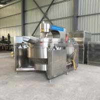 China Industrial Silver Electric Gas Steam Jacketed Pot For Vegetable / Bean Pasete for sale