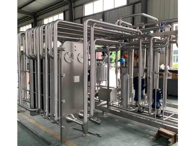 China High Production Customizable Plate Sterilizer Ice Cream Pasteurizer Machine With PLC for sale