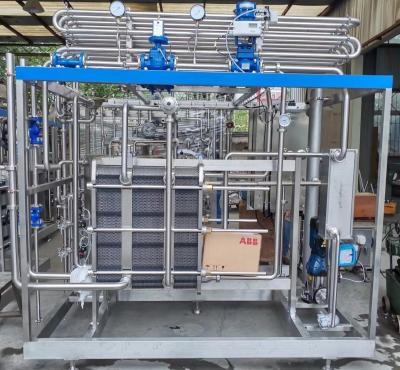China Brand New  Various Capacities  Plate Sterilizer Milk Pasteurizer Made Of Stainless Steel 304/316 For Milk Process Plant for sale