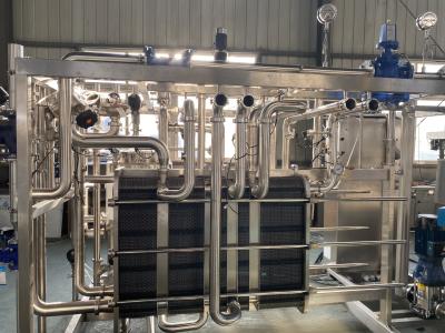 China 0.5-20t/H Customized Pasteurizer For Ginger/Cucumber/Kale Processing Line Pastuerization Machine With PLC SUS304/316 for sale
