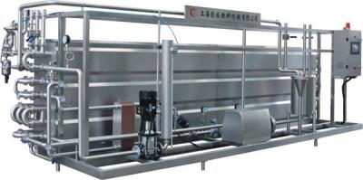 China Full Automatic Complete Equipment of Tubular UHT Sterilizer for Milk and Beverage Processing for sale