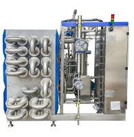 China New Automatic Tubular UHT Pasteurizer Sterilization Machine For Fruit Puree Mike Industrial Equipment With 1 Year PLC Warranty for sale
