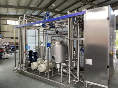 China Full Automatic UHT Sterilization Machine For Dairy & Beverage Industry With PLC New UHT Sterilizer SUS304/316 for sale