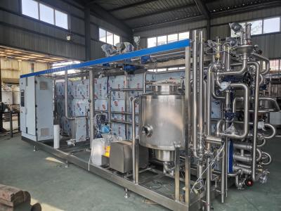 China Advanced Technology Customized 0.5-20T/H UHT Sterilization Machine For Orange/Apple/Mango Juice Processing Line New UHT Sterillizer With PLC for sale