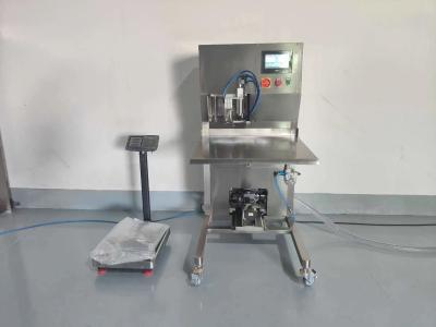 China Hot Sale Semi-Automatic Non-Aseptic BIB Filler For 2L/5L/15L Bag In Box Fruit Jiuce/Milk/Oil Filling Machine With PLC for sale