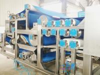 China SUS304 Belt Press Machine For Concentrated Pear Paste 15kw 220V 50Hz for sale