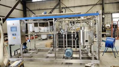 China 500 to 20000 Liters per hour Capacity Pasteurization Sterilizer Stainless Steel 304 or 316 for Food and Beverage Processing for sale